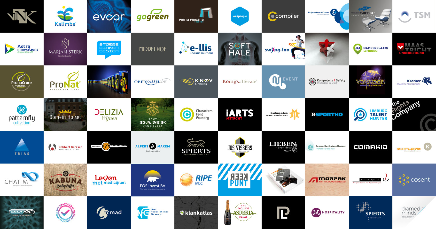 Logofolio – 29 years of logos from René Verkaart – Stoere Binken Design